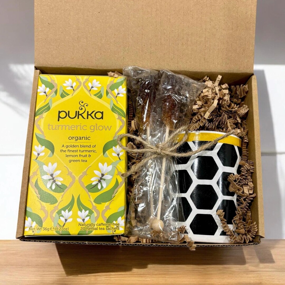 Buzzing Bliss Tea Gift Box, Gift Box for Her, Employee Gift ...