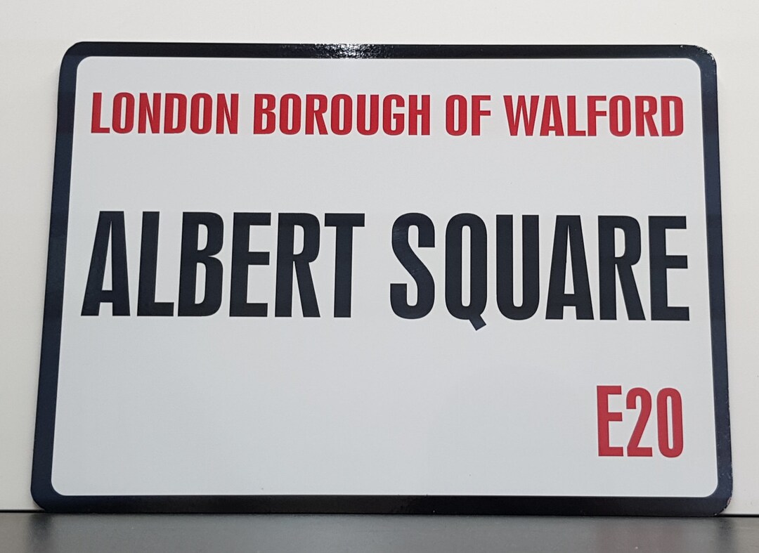 Eastenders Albert Square Sign Board - Etsy UK