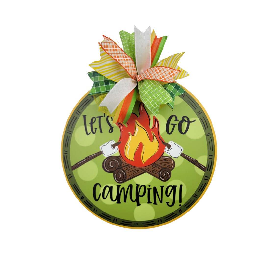 Welcome for Camper All Season Doorhanger Camping Door - Etsy