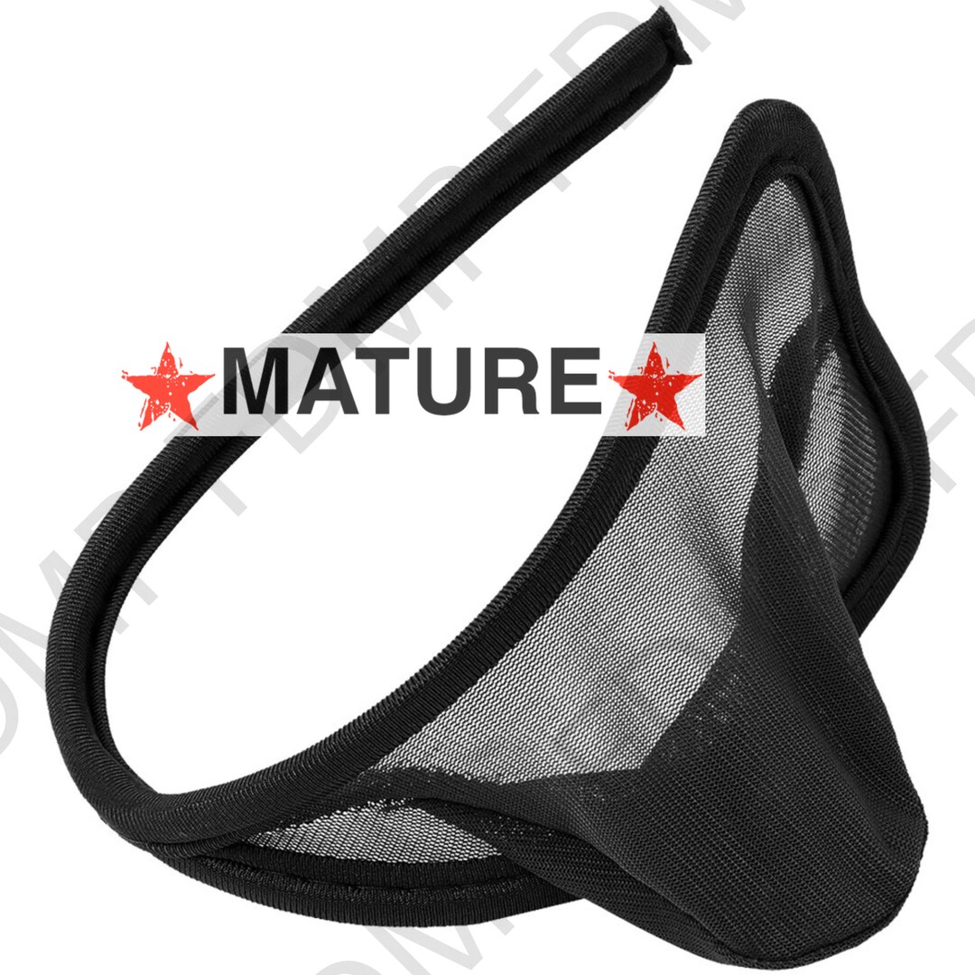 C String Black Tulle Sexy Straight Gay Bi Solo Mature Etsy