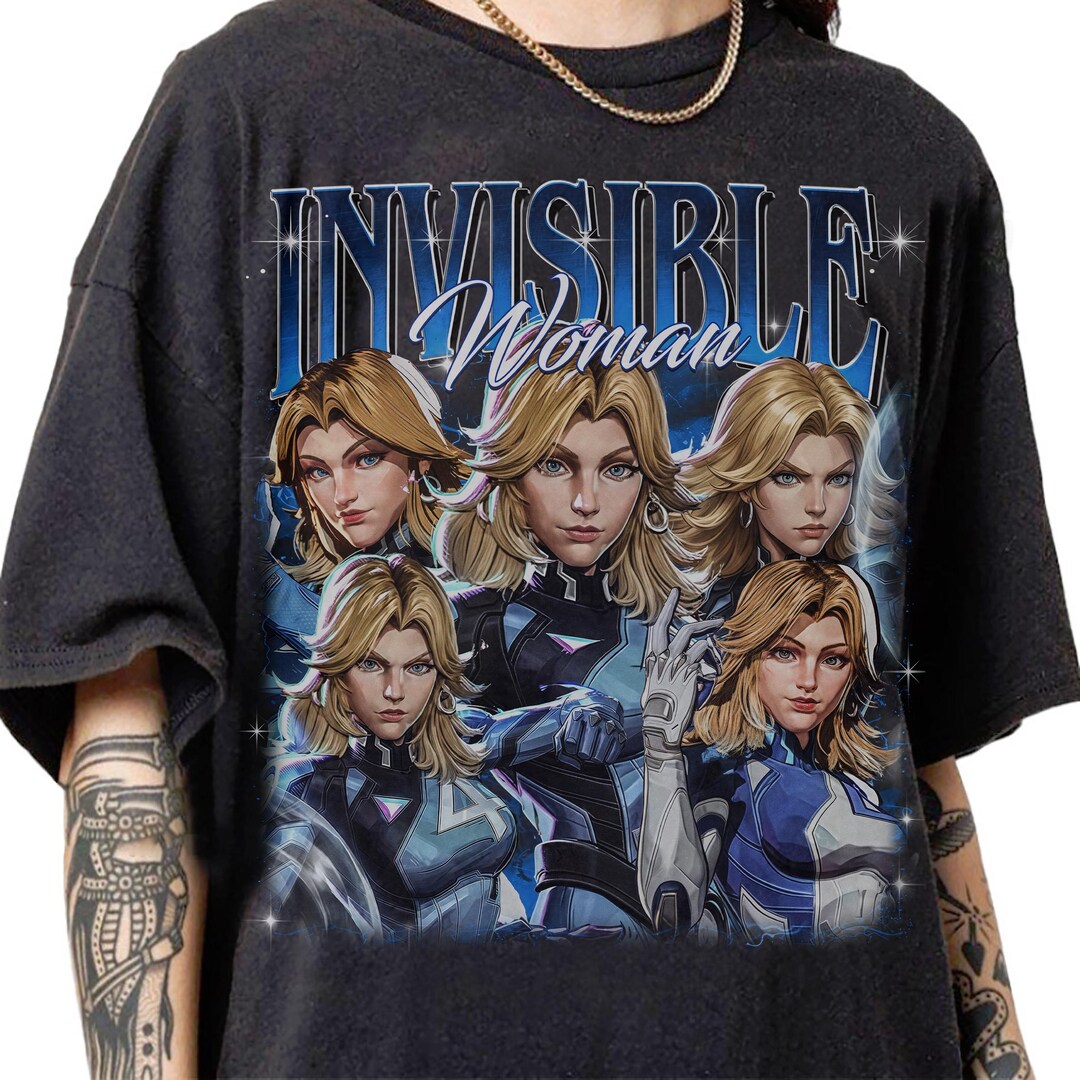 Retro 90s Vintage Invisible Woman MCU Rival Shirt, Invisible Woman ...