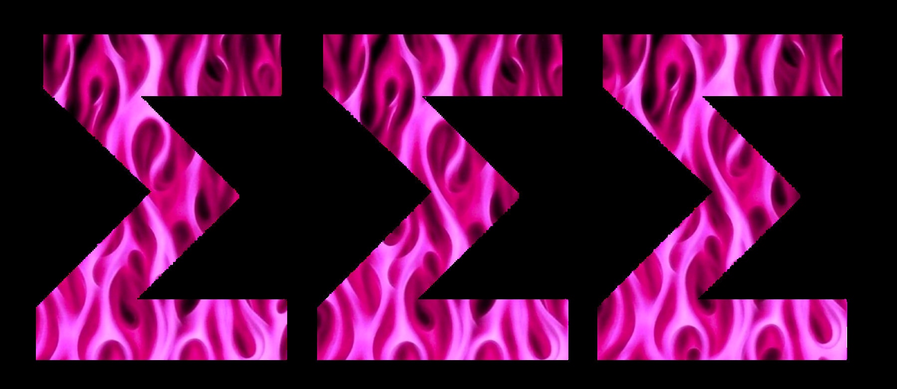 Sigma Sigma Sigma tri-sigma Letters PNG Set of 8 - Etsy