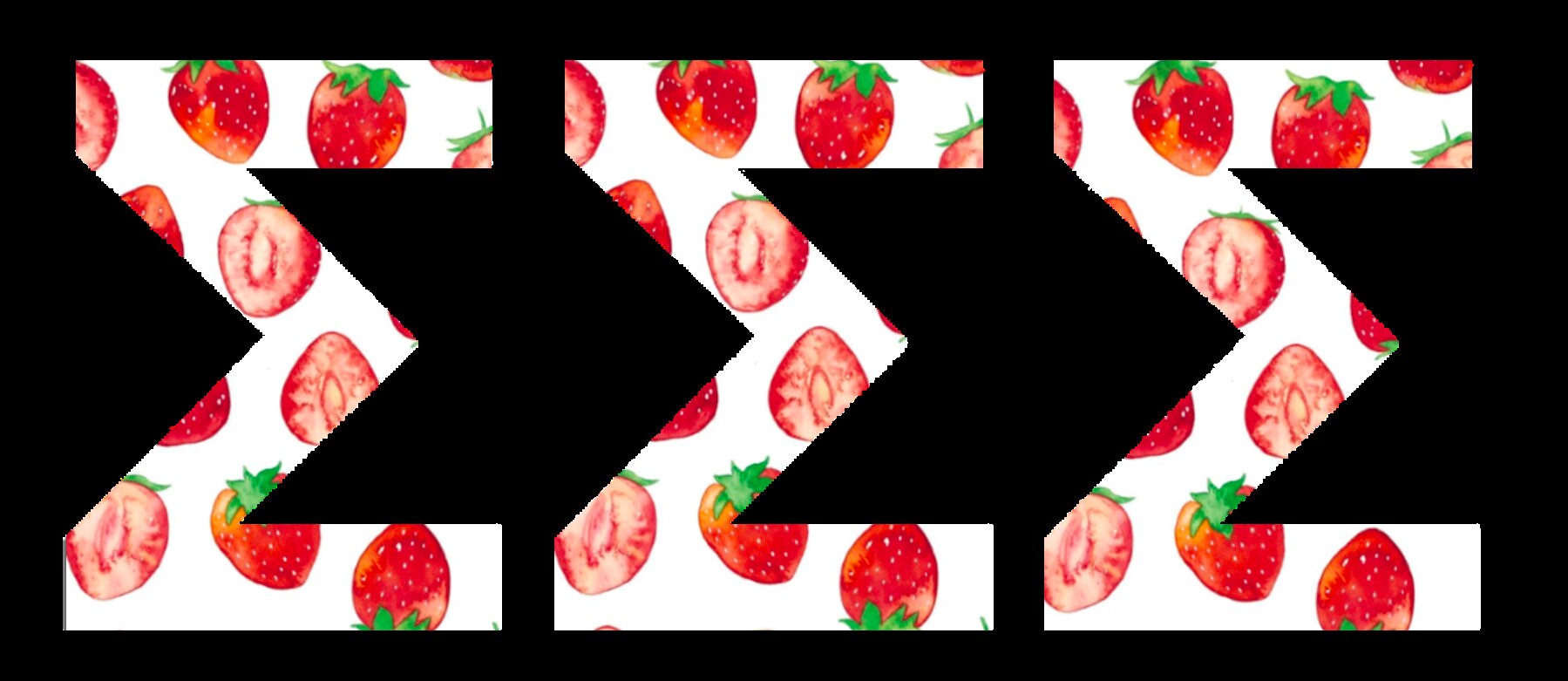 Sigma Sigma Sigma tri-sigma Letters PNG Set of 8 - Etsy