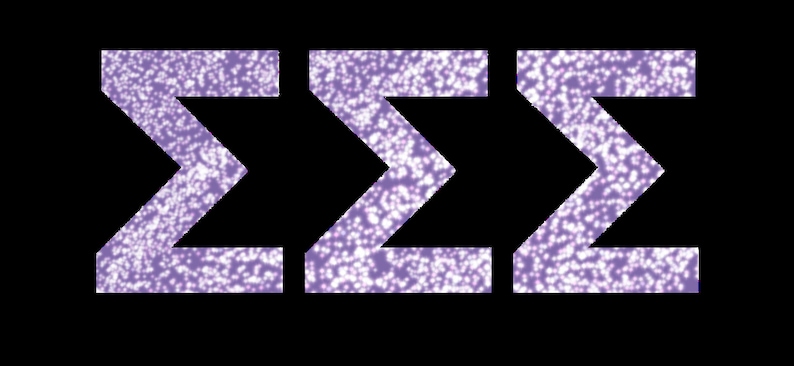 Sigma Sigma Sigma tri-sigma Letters PNG Set of 8 - Etsy