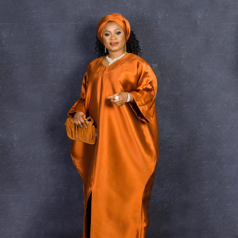 Burnt Orange African Dress - Etsy