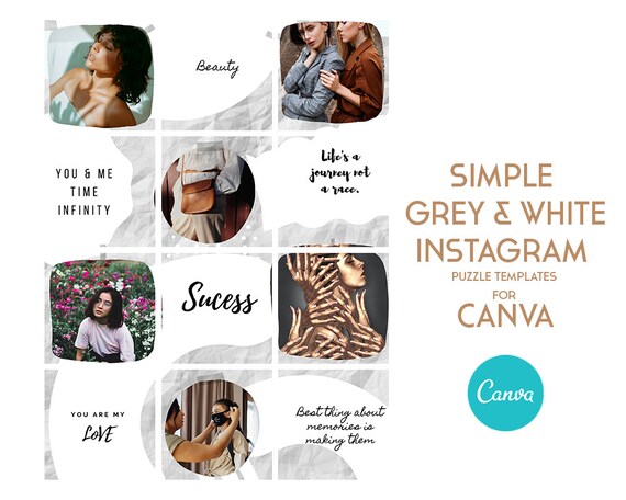 Instagram Profile Templates for Canva Instagram Feed Layout | Etsy