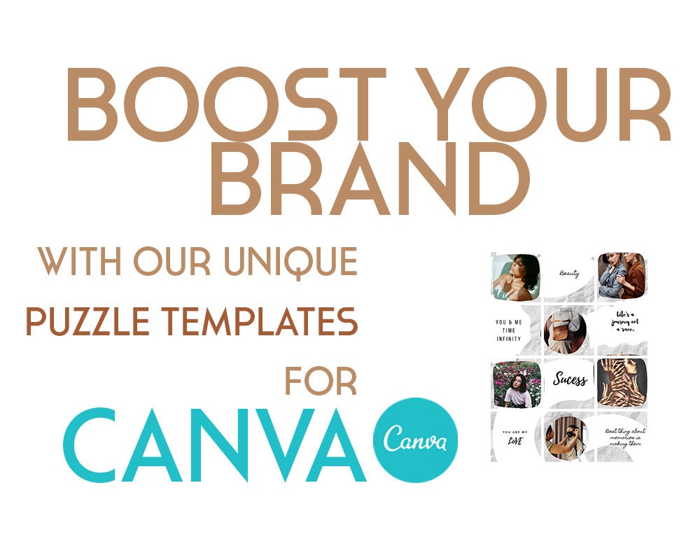 Instagram Profile Templates for Canva - Instagram Feed Layout, Premade ...
