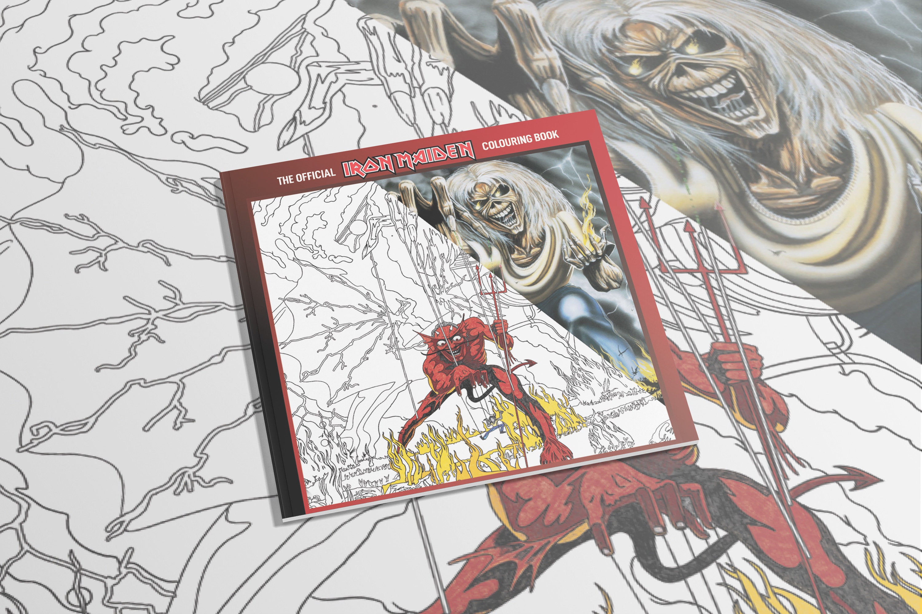 Official Iron Maiden Colouring Book: Heavy Metal Art - Etsy UK