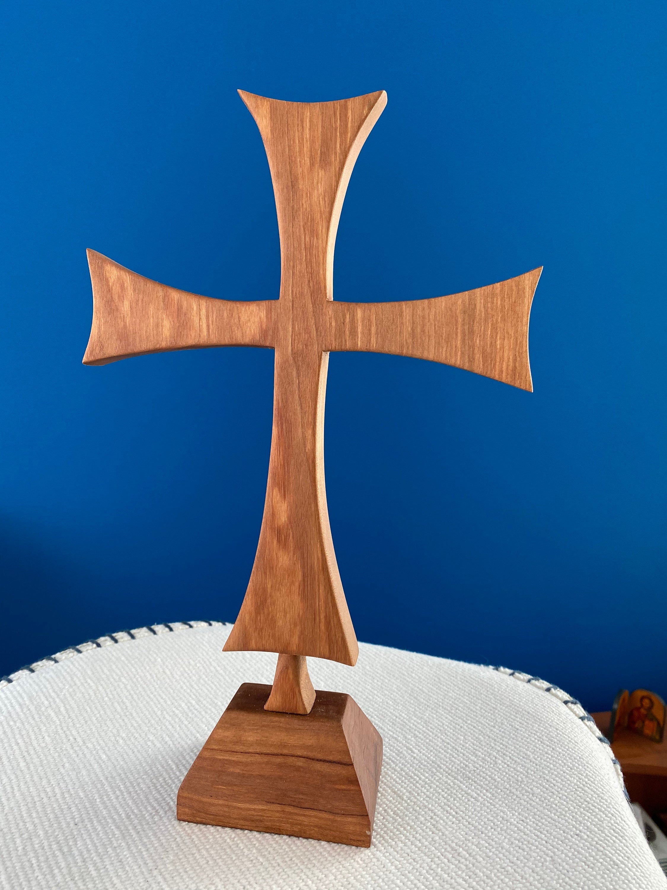 Cherry Standing Byzantine Cross - Etsy