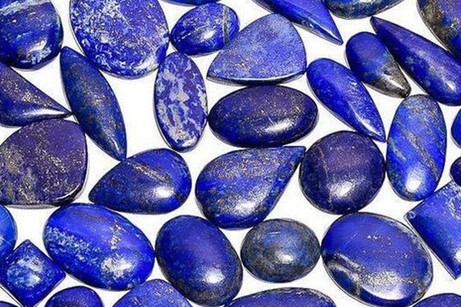 Top Quality Blue Lapis Natural Lapis Cabochon edelsteen partij | Etsy