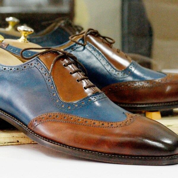 Wing Tip Oxfords - Etsy
