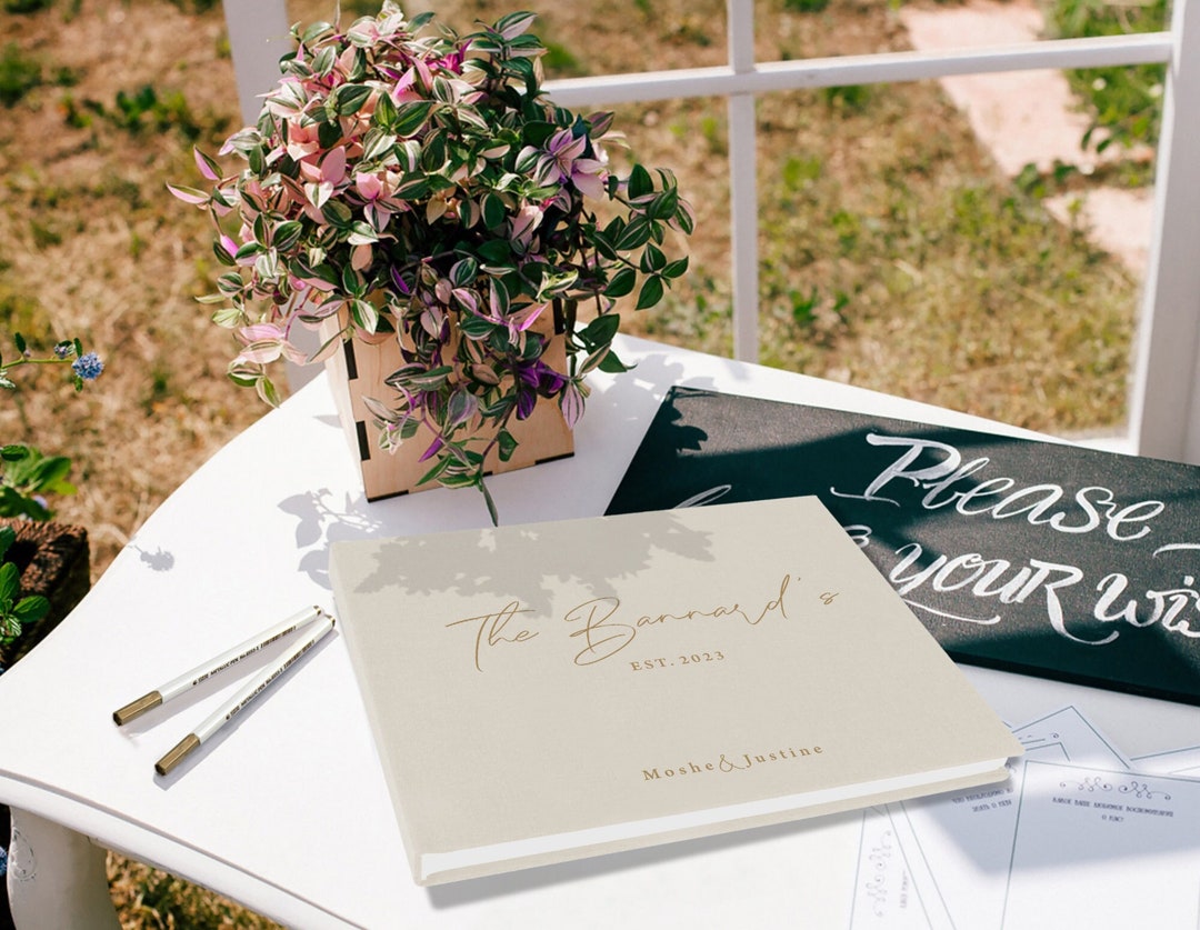 Guest Book, 9color Cover Wedding Guest Book , Polaroid Guest Book for ...