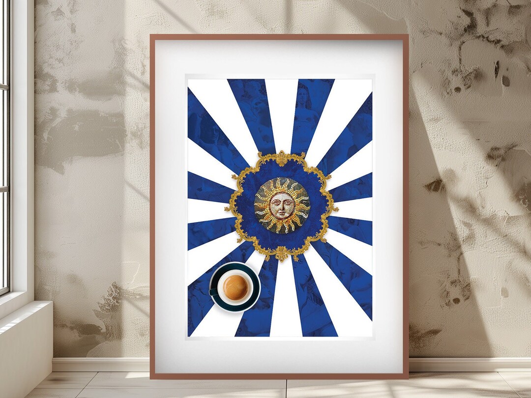 COFFEE IN SICILY Collage Poster for Italian Coffee Lovers - Etsy