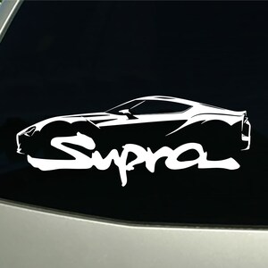 2017 Toyota Supra Sport Car Sticker Decal Wall Graphic | Etsy