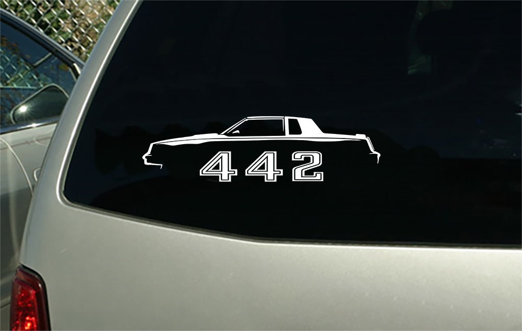 1985-87 Oldsmobile 442 Cutlass Car Sticker Decal Wall Graphic | Etsy