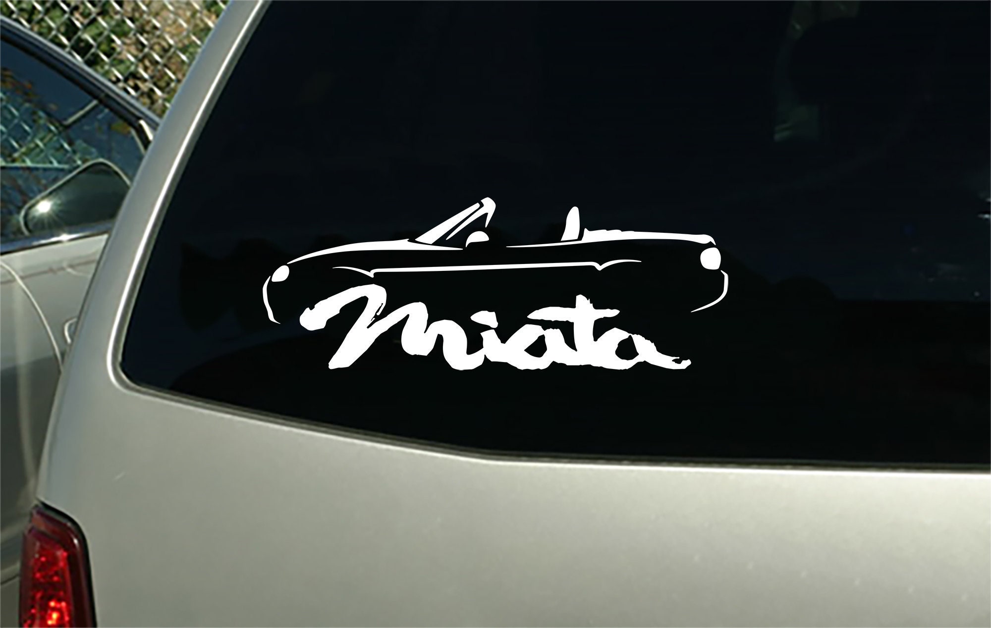 1999 Mazda Miata Sports car sticker decal wall graphic | Etsy
