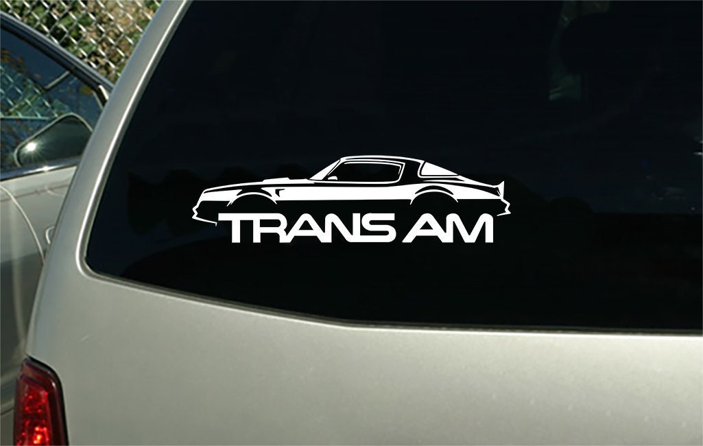 1977 1978 Pontiac Trans AM car sticker decal wall graphic | Etsy