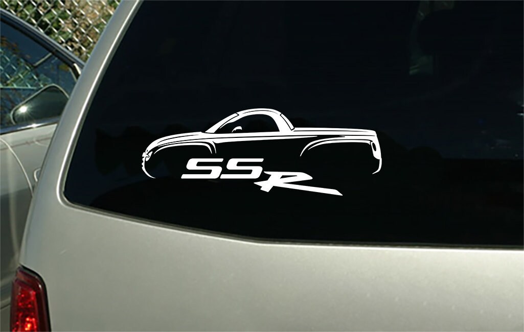 2003-06 Chevy SSR Coupe car sticker decal wall graphic | Etsy