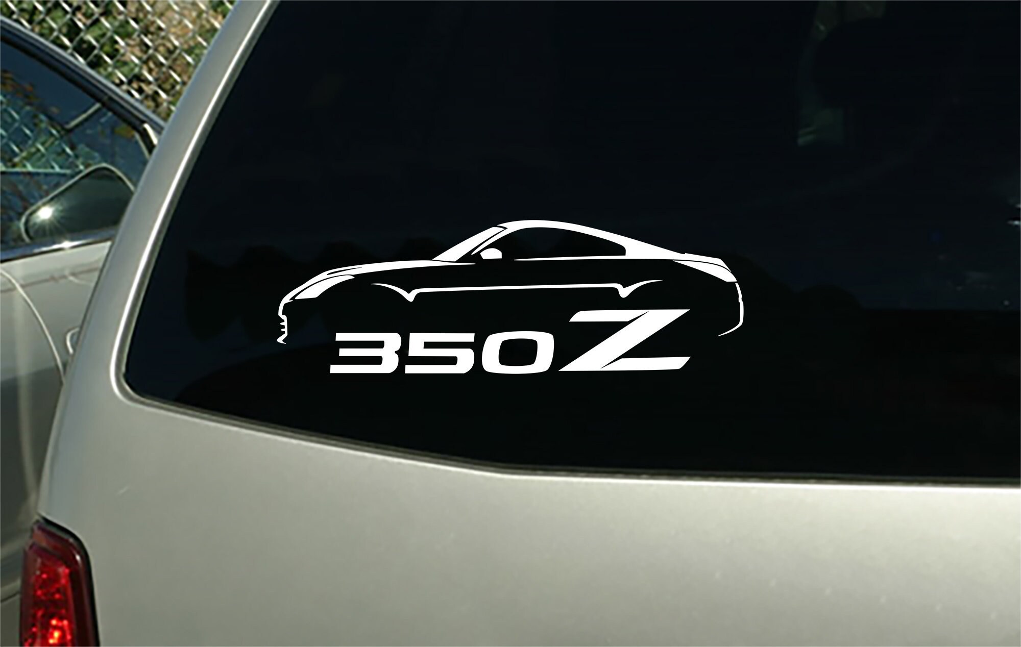 2008 Nissan 350Z Coupe car sticker decal wall graphic | Etsy