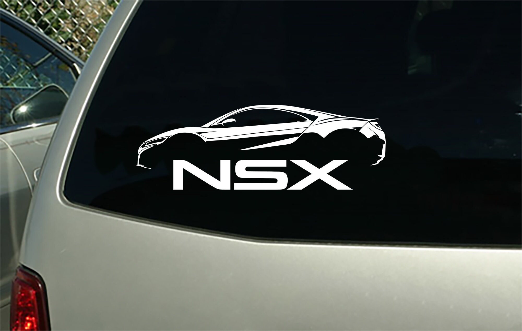 2017 Acura NSX car sticker decal wall graphic | Etsy