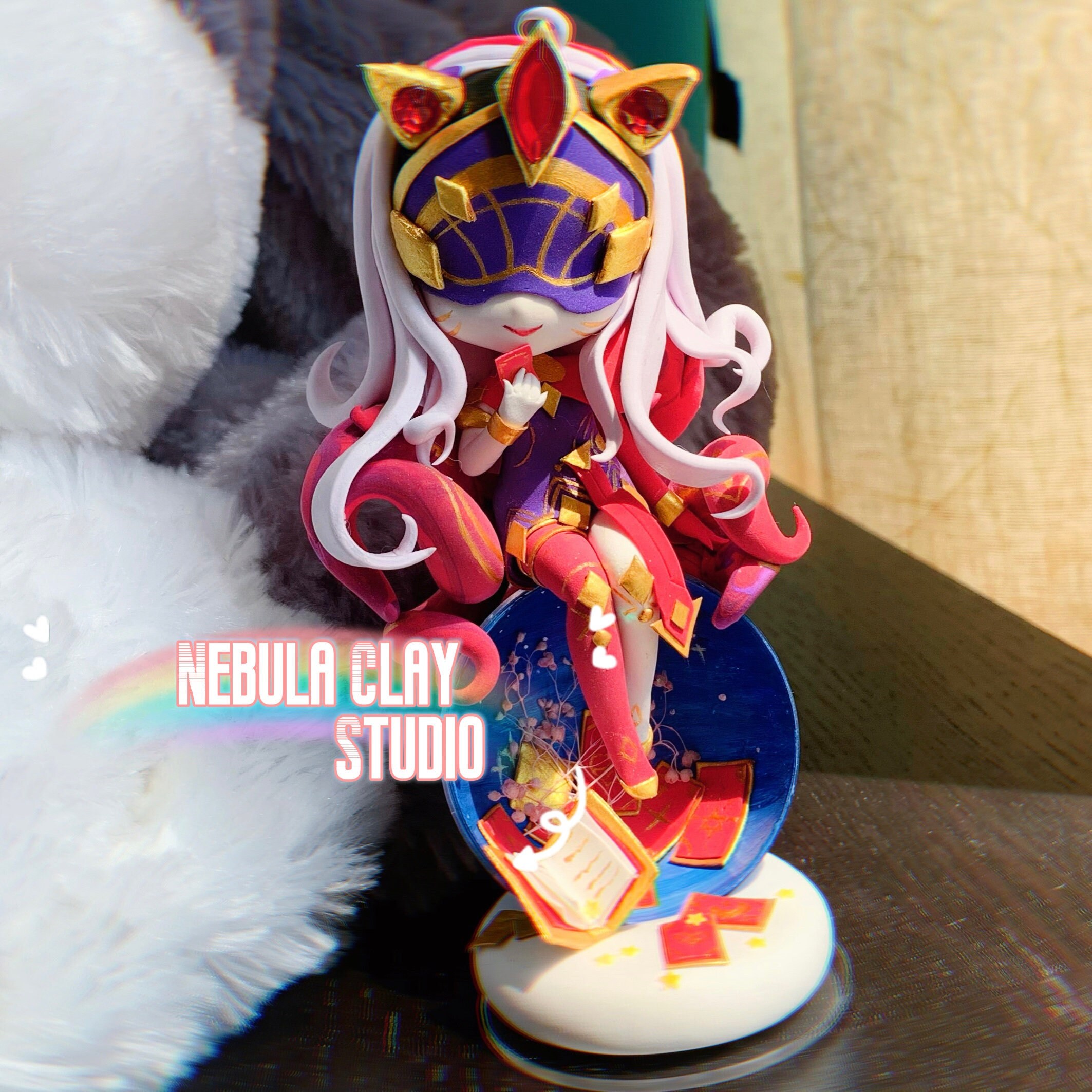 Arcana Ahri Clay Figures - League of Legends Inspired Fan Art | League ...