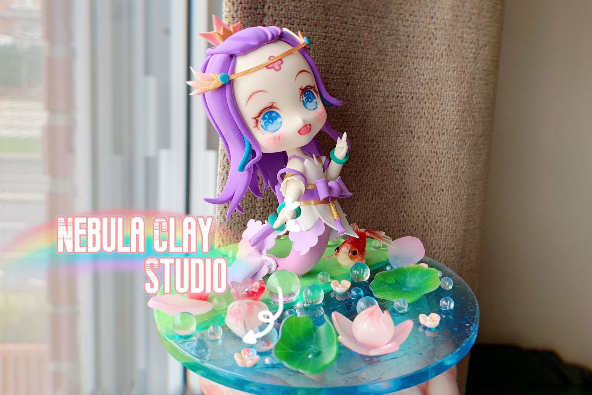 Splendid Staff Nami Clay Figures League of Legends Inspired Fan Art ...