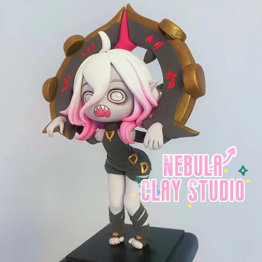 Chibi Briar Clay Figures League of Legends Inspired Fan Art - Etsy