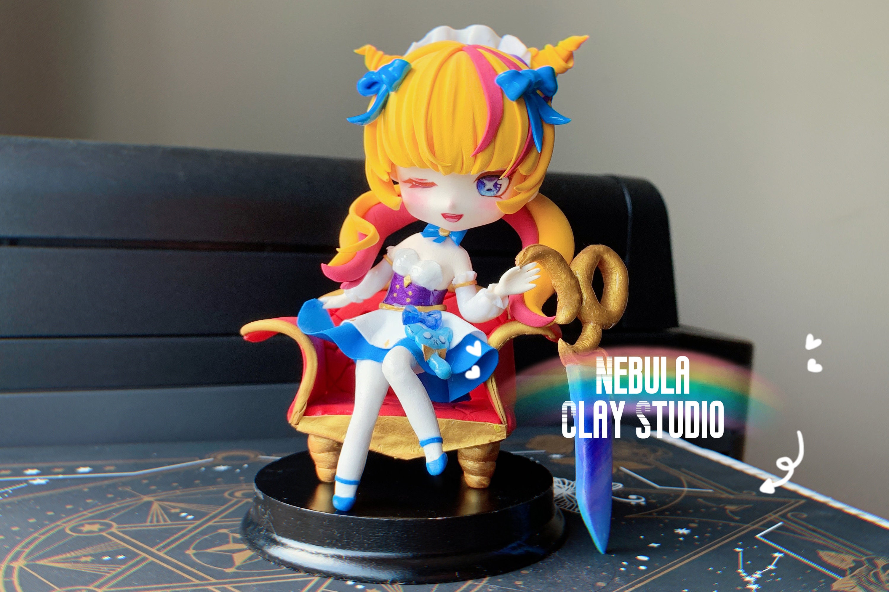 Chibi Prestige Cafe Cuties Gwen Clay Figures - League of Legends ...