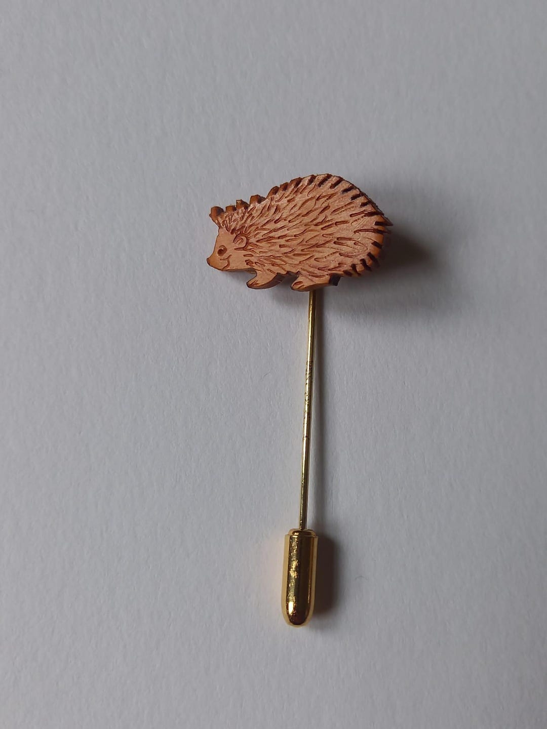 Vintage Hedgehog Hat Pin / Stick Pin - Etsy