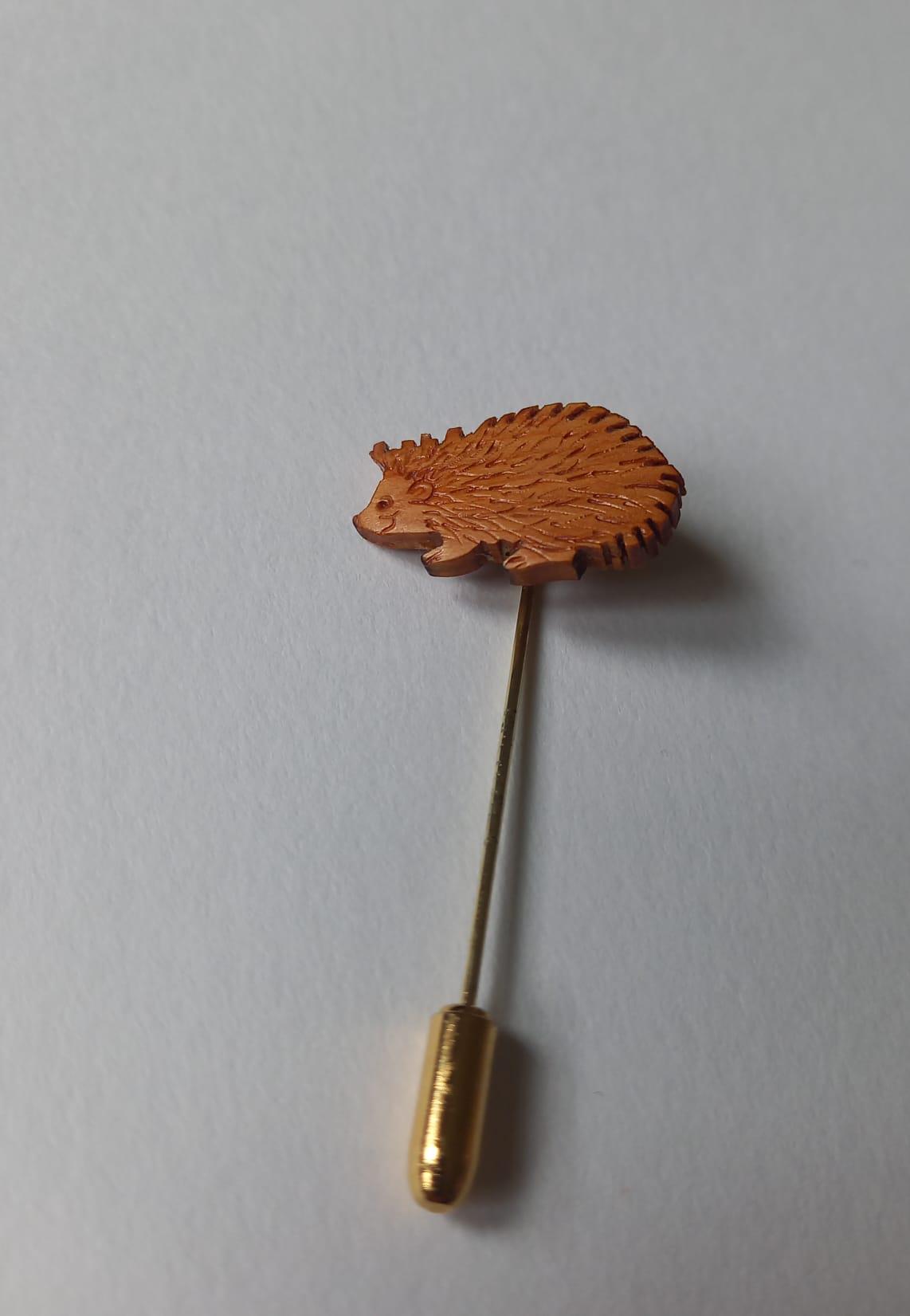 Vintage Hedgehog Hat Pin / Stick Pin - Etsy