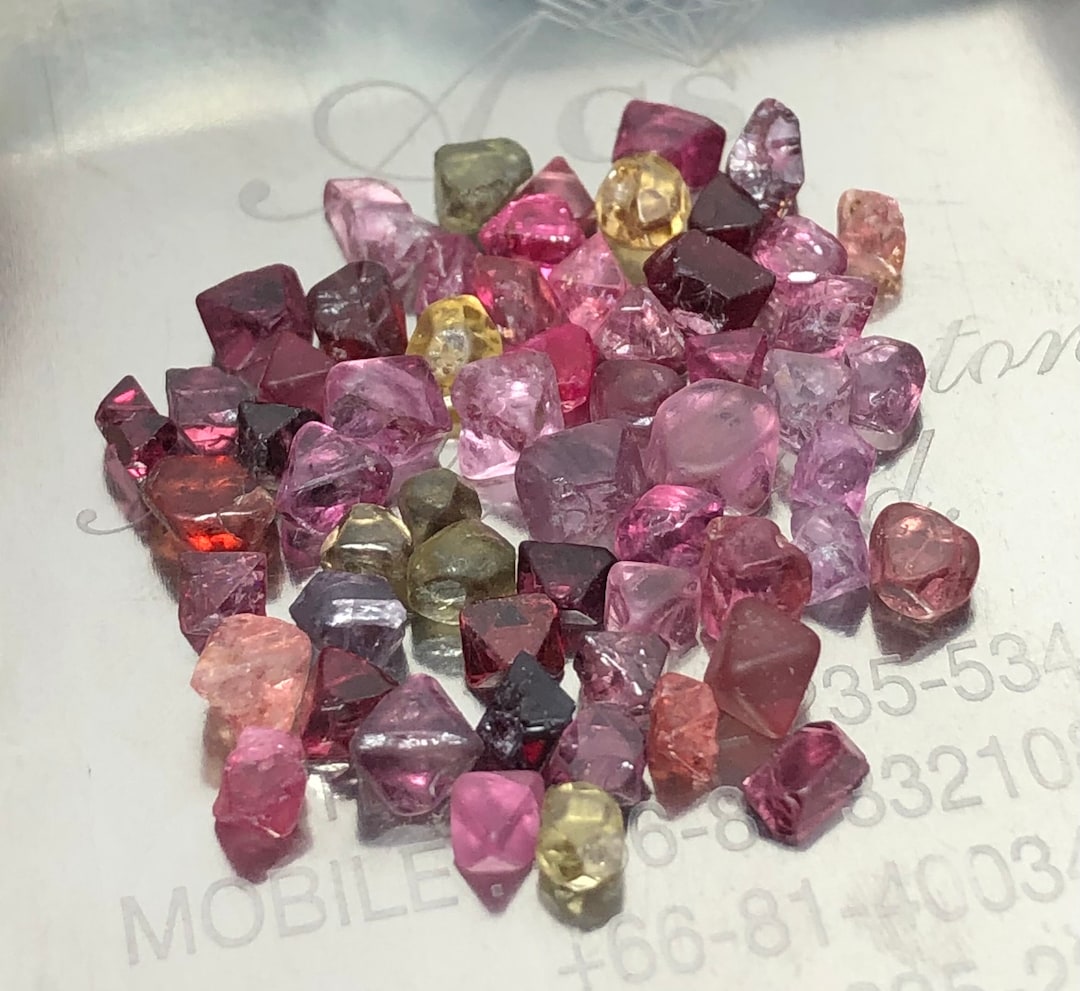 Raw Spinel Crystals Crystals Raw Spinel Loose Gemstone - Etsy