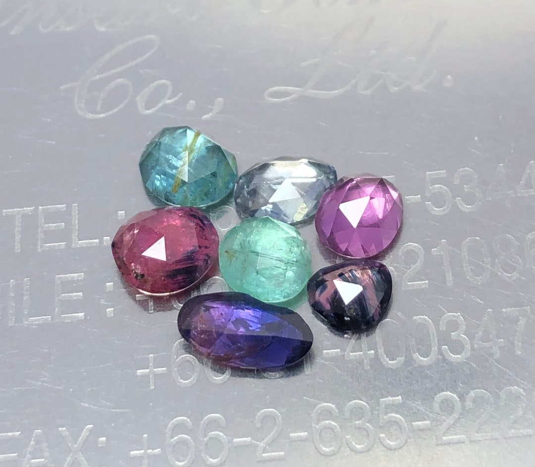 Rosecut Mix Colour Mix Gemstone,emerald,tourmaline,winza Sapphire ...
