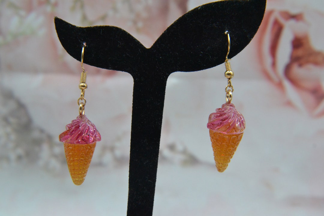 UV Resin Ice Earring - Etsy
