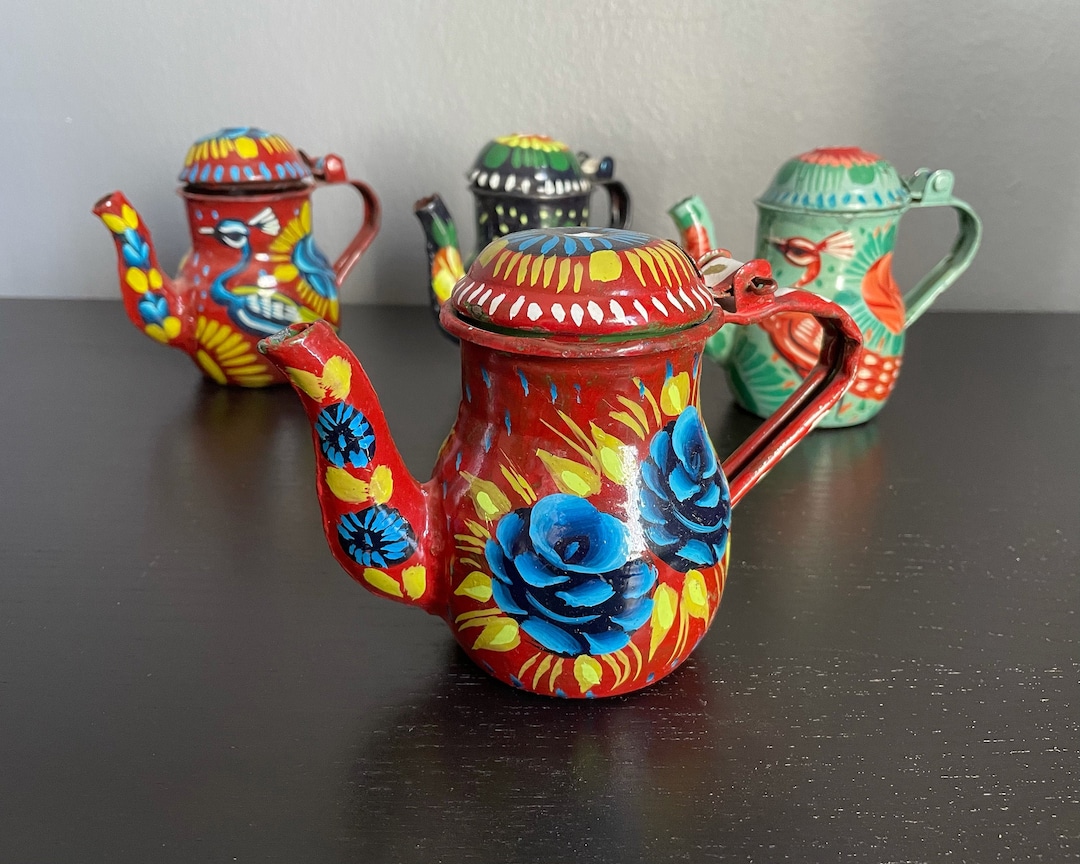 Beautiful Hand Painted Traditional Indian Pakistani Teapot Decor - Etsy UK