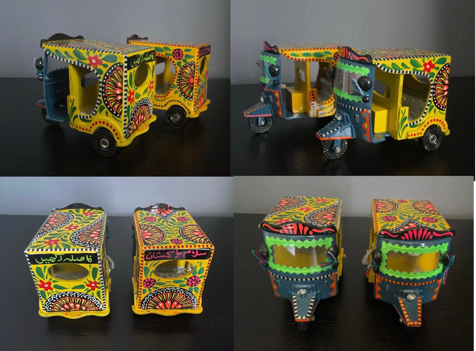 Wooden Handmade Indian Pakistani Rickshaw Decor Art Eid Diwali Gift - Etsy