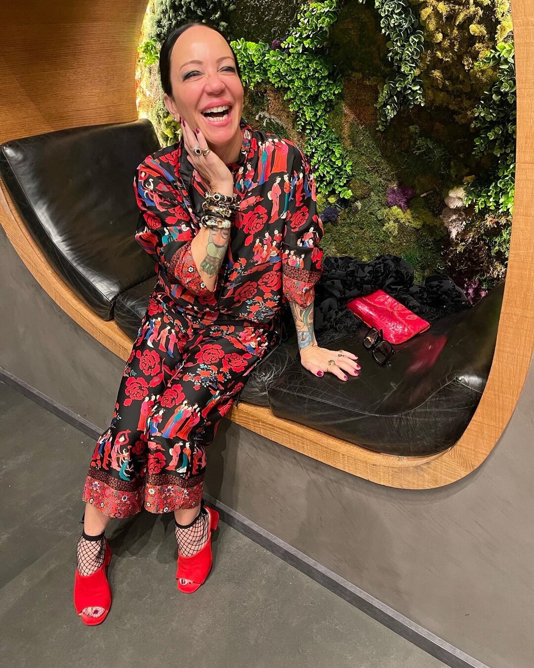 Vintage Josie Japanese Geisha Dancing and Garden Pajamas Matching Set ...