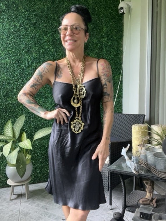 Vintage Statement Brass Embossed Pineapple Shield Pen… - Gem