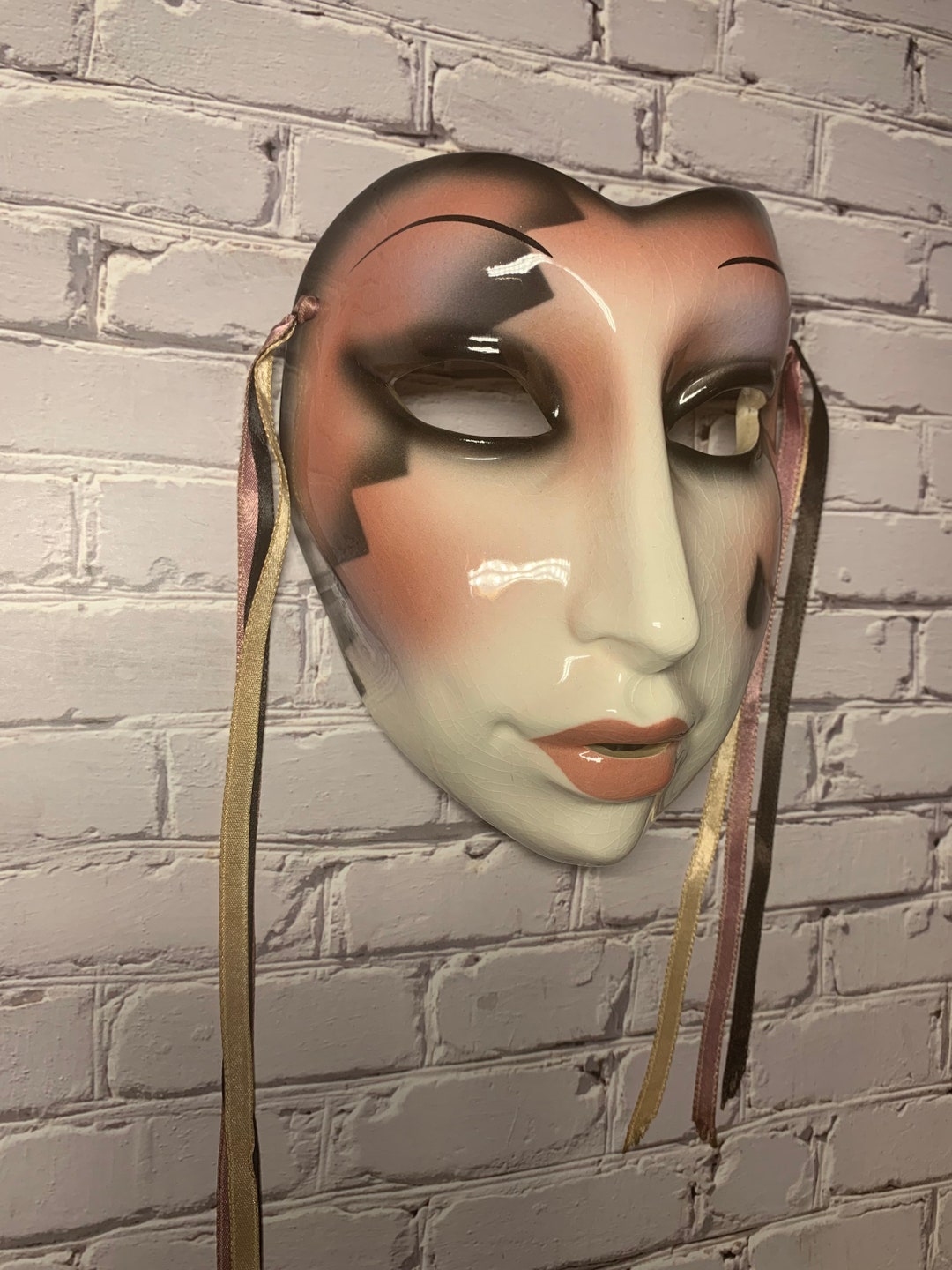 Heartbreak Clay Art Mask - Etsy