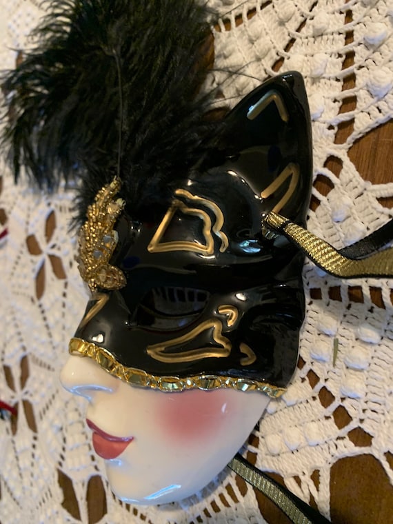 No Crazing Clay Art Cat Mask | Etsy