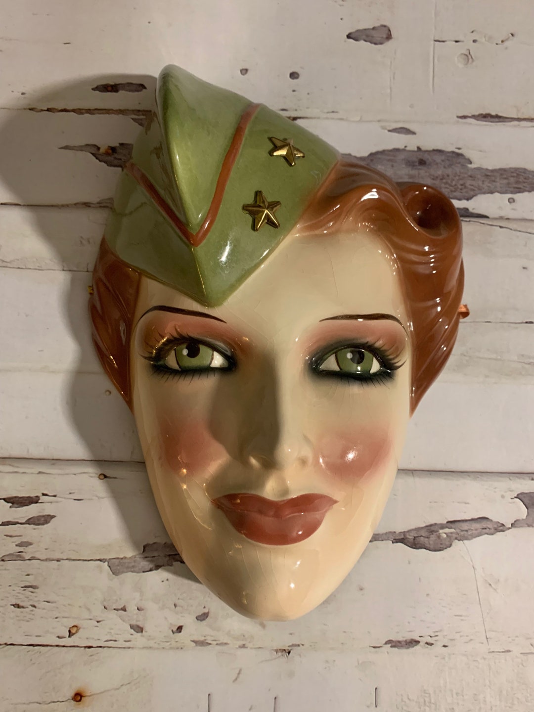 Rare Clay Art American Beauties of the 1940s Collection Mask - Etsy