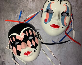 Hand Painted Mask - Etsy