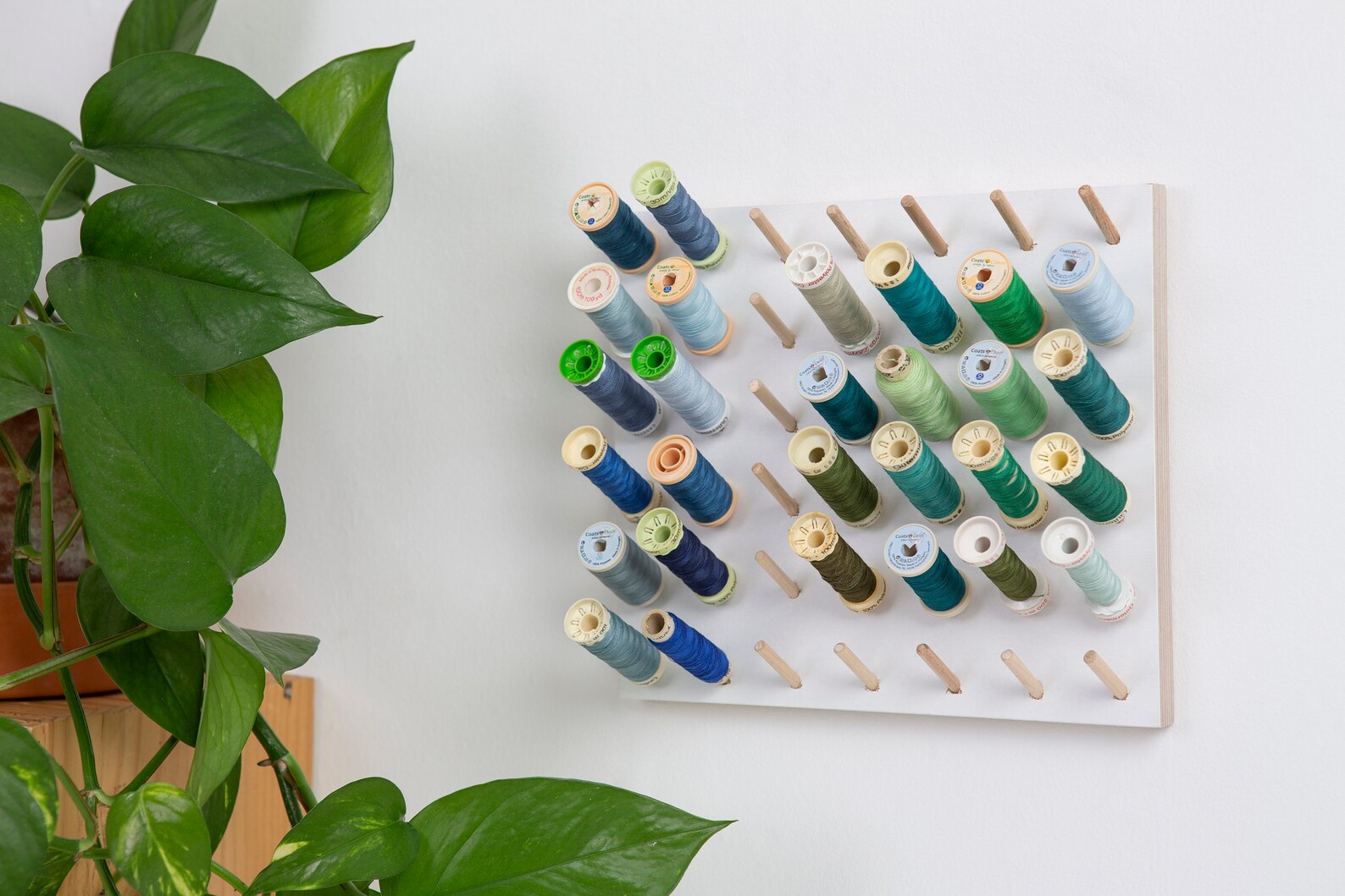 Spool Rack Thread Holder Sewing Pegboard Storage Sewing Room - Etsy ...