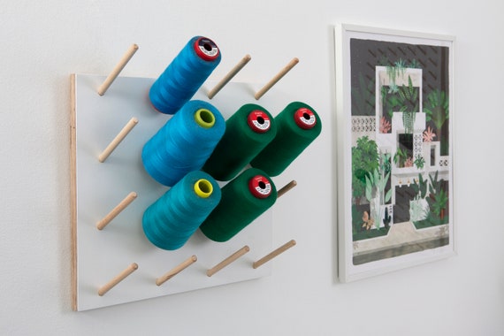 Overlocker Serger Thread Spool Storage Rack Sewingroom - Etsy