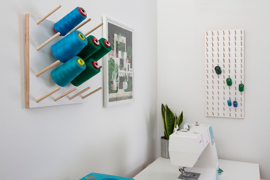 Overlocker Serger Thread Spool Storage Rack Sewingroom - Etsy