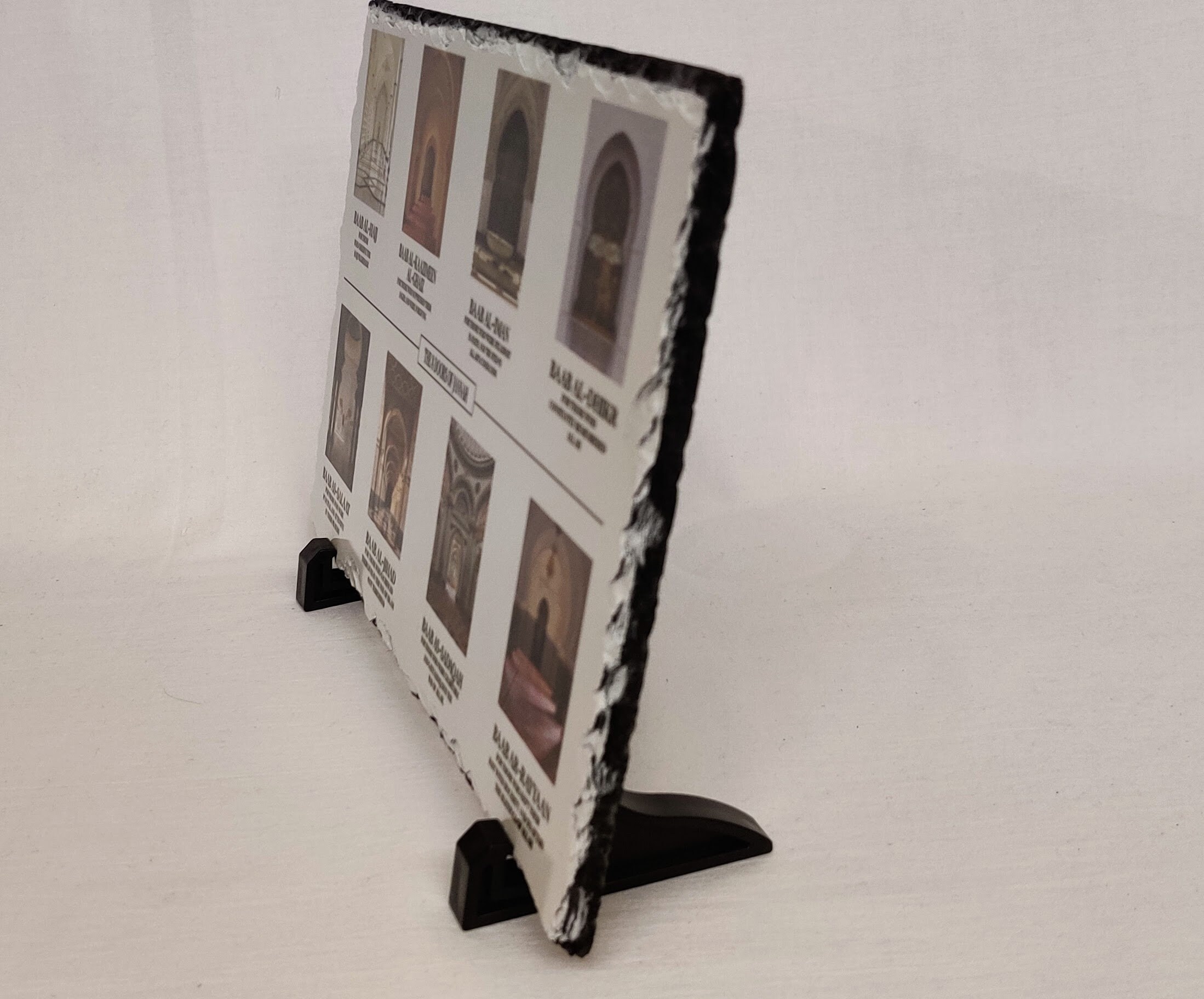 Frames Materials Framing Islamic 8 Doors Of Jannah Rock Slate Art ...