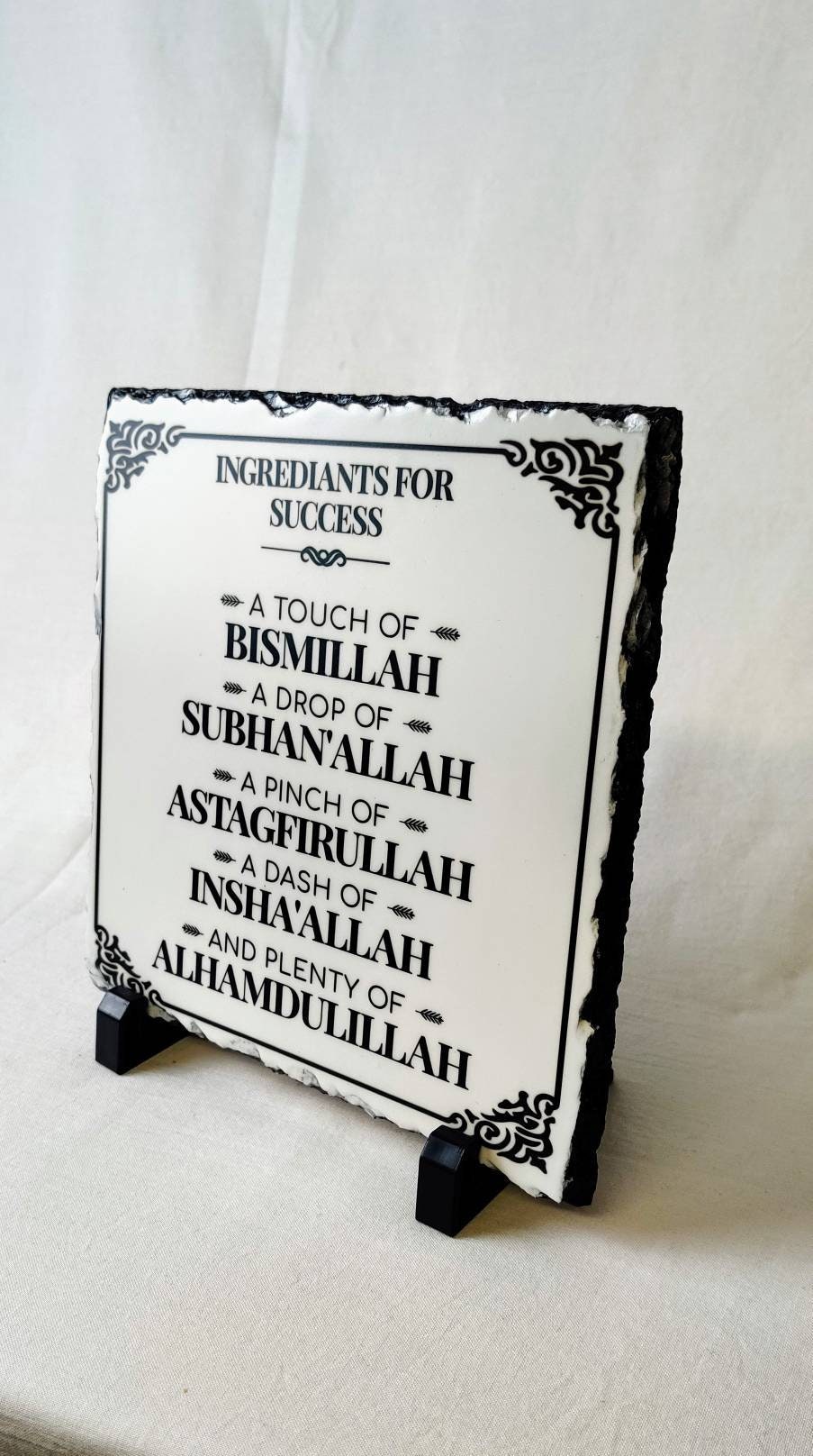 Contemporary Islamic Rock Slate Islamic Gifts Islamic Home - Etsy