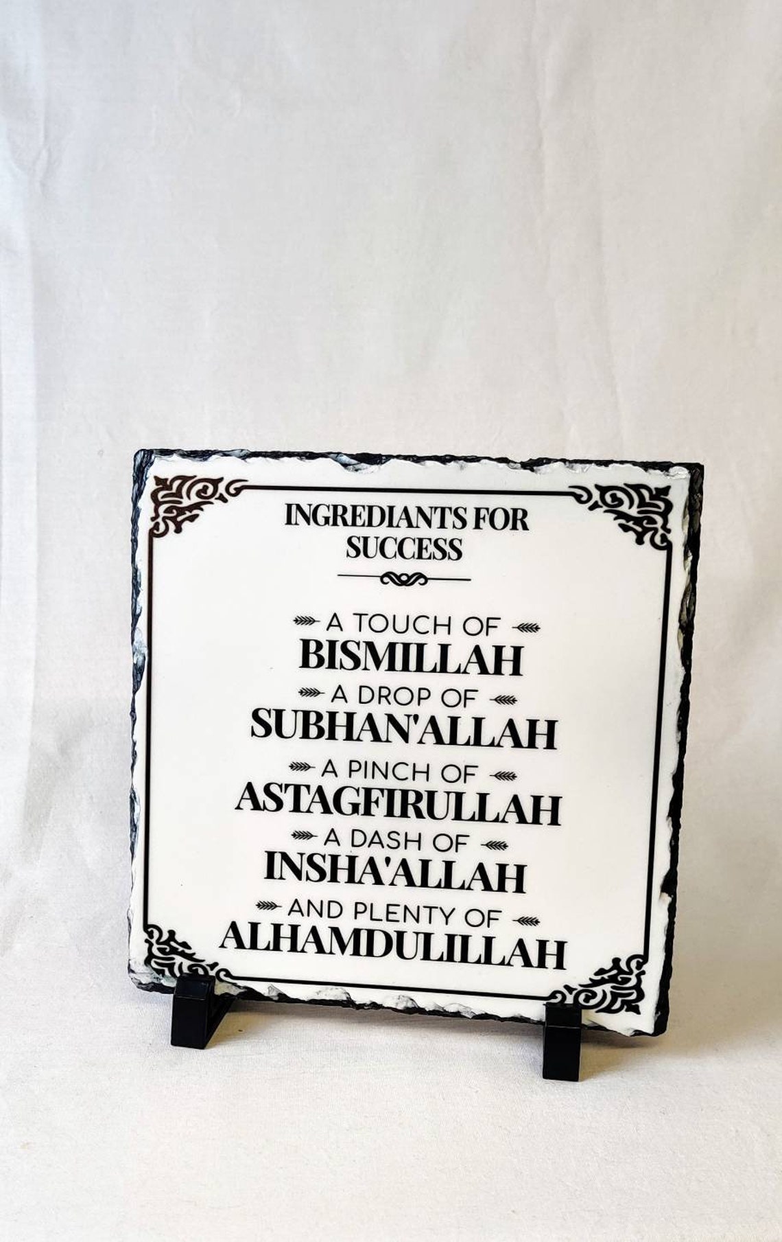 Contemporary Islamic Rock Slate Islamic Gifts Islamic Home - Etsy