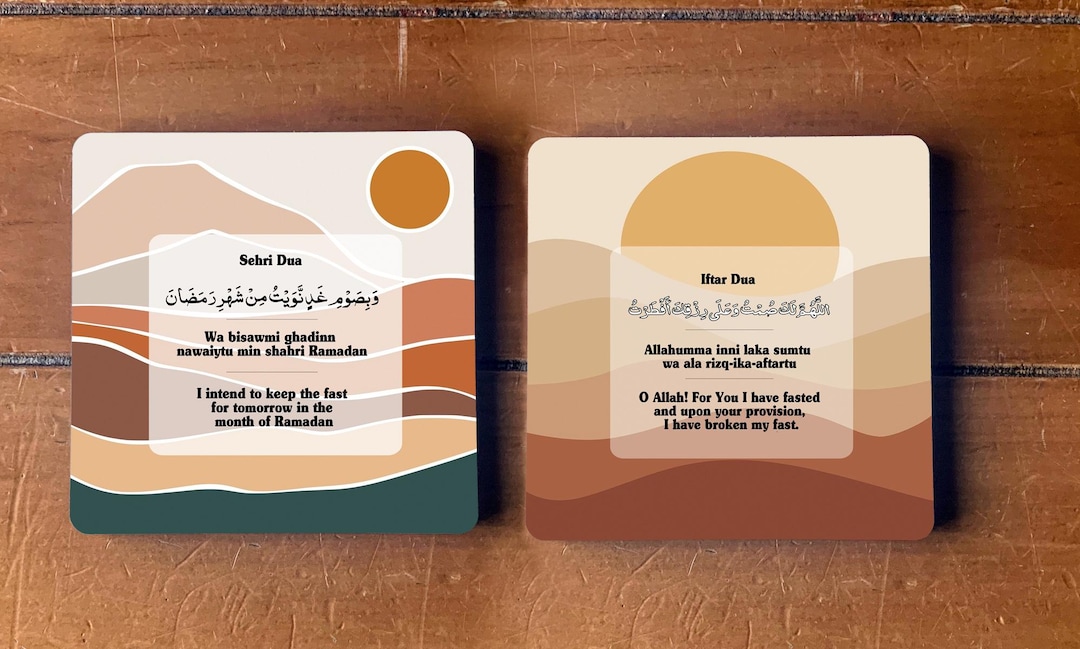 Set Sehri & Iftar Fridge Magnets - Islamic Gifts, Muslim Gifts, Eid ...