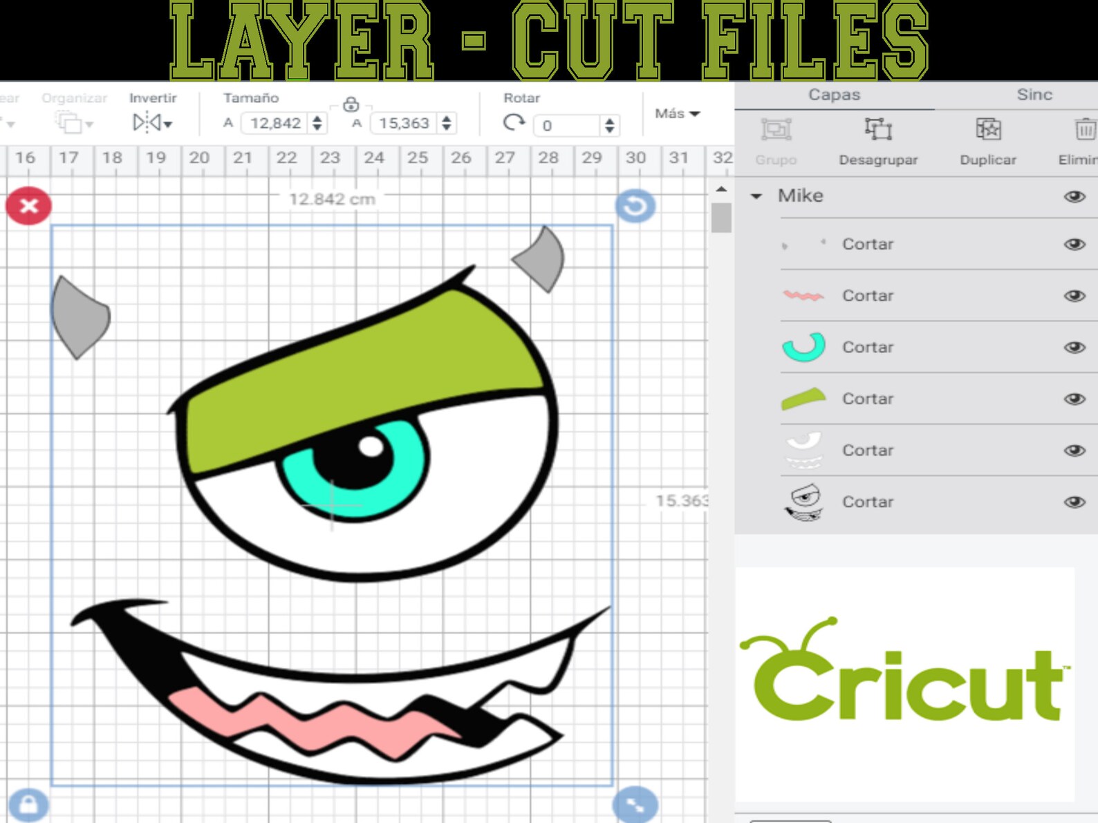 Monster INC Svg Mike Svg Png Eps Dxf Pdf Sully Svg | Etsy