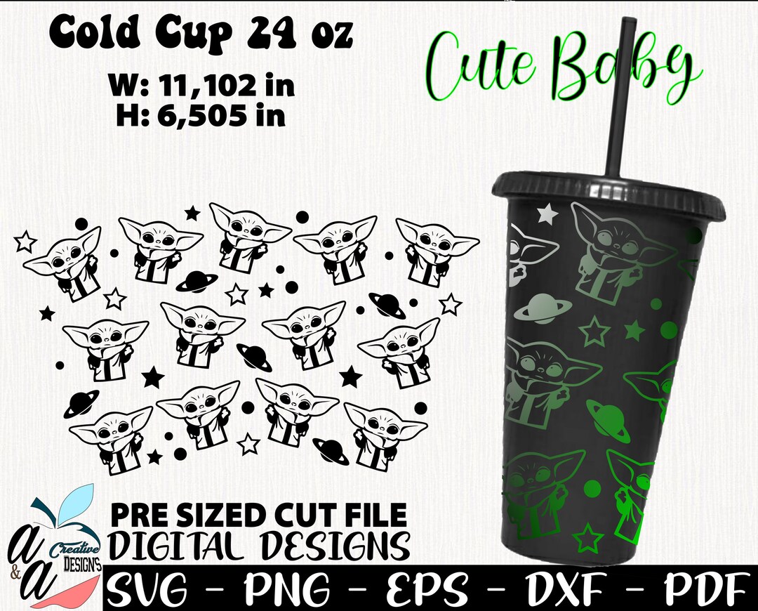 Cute Baby Cup 24 Oz, Baby Svg, Child Wrap Cup, Little Boy Full Wrap ...